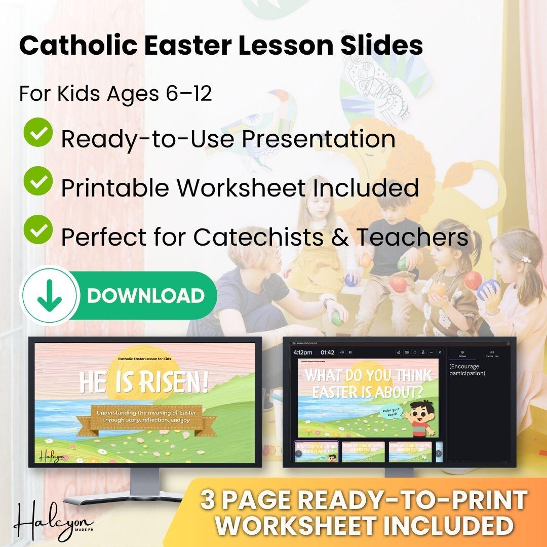 Catholic Easter Lesson Slides for Kids (ages 6–12) | Resurrection ...