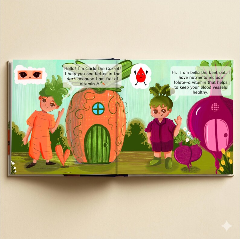 Custom Name Children’s Story Book | Teach Healthy Eating | Personalized ...