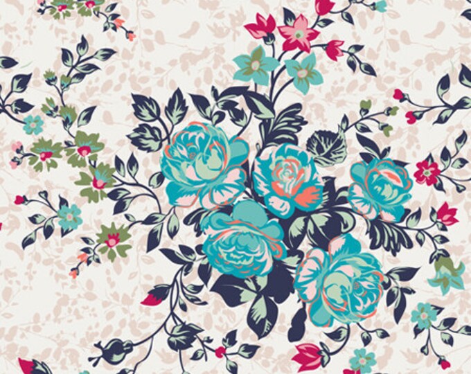 SALE - Art Gallery Fabric - Floressence Collection - Meadow Aroma Creme ...