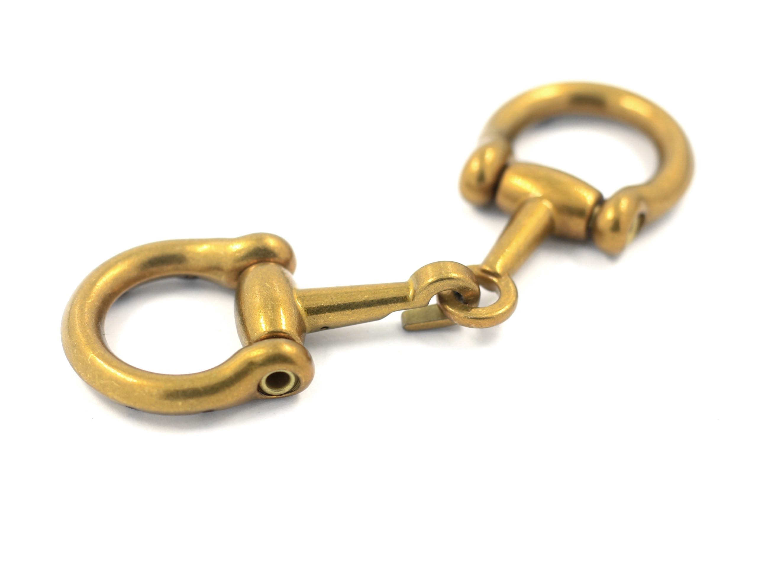 3 Pairs Vintage Brass Multifunction Horseshoe Style Cloak Clasp Sew on ...