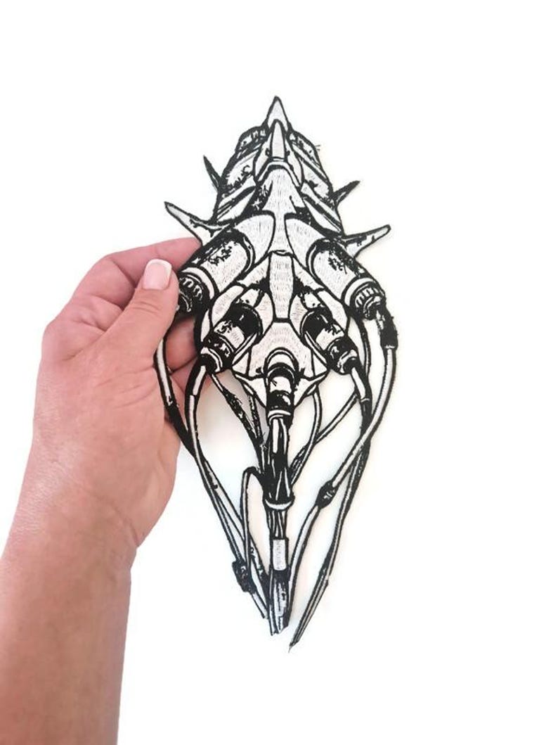 Cyberpunk Biomechanical Back Patch - Etsy Australia