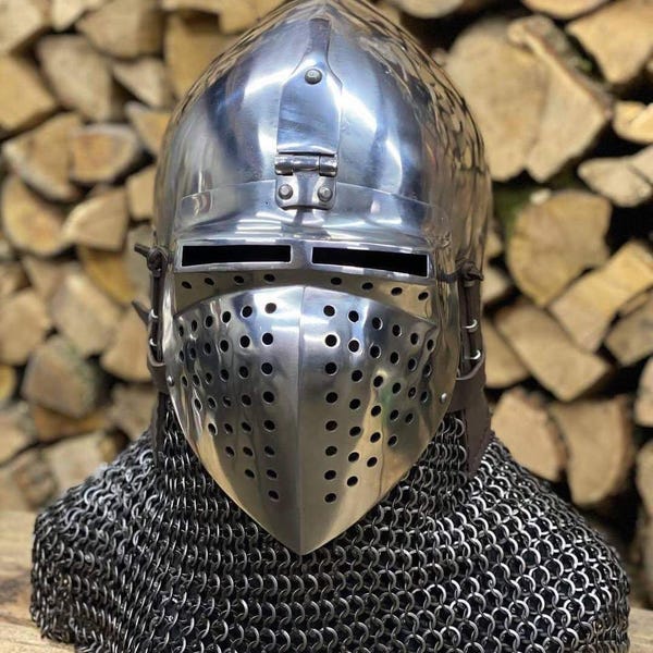 Medieval 2mm Helmet - Etsy UK