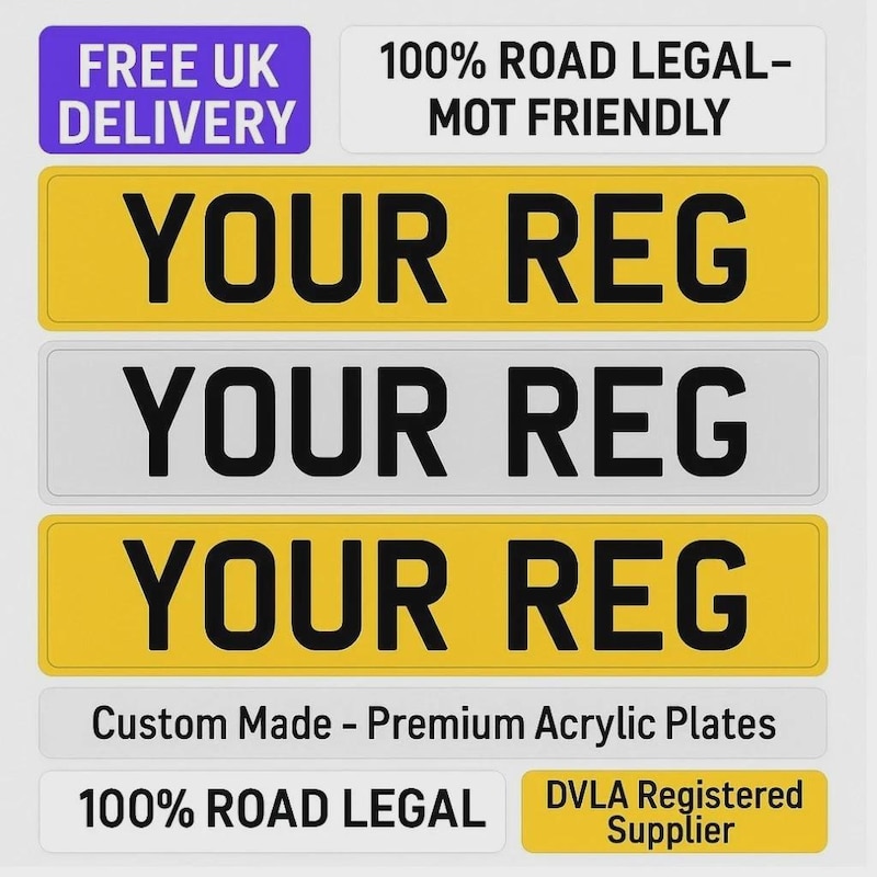 Porsche Number Plates - Etsy UK