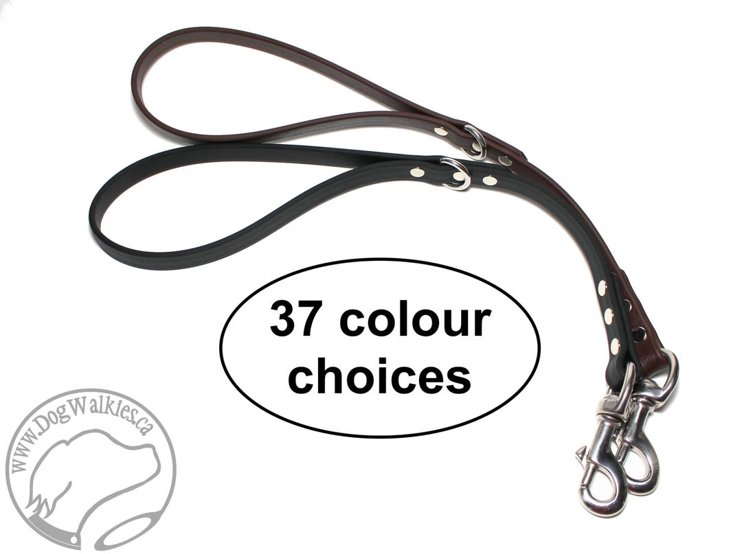 Traffic Leash 5/8" (16mm) Wide - 37 Colours - Short Biothane Leash ...
