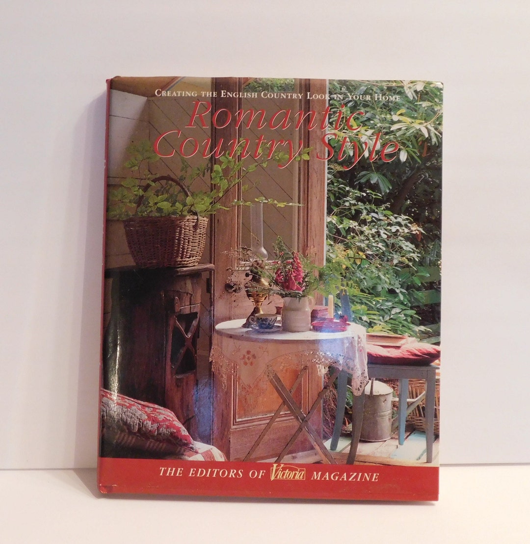 Romantic Country Style Book: English Home Decor, 1999 1st Edition - Etsy