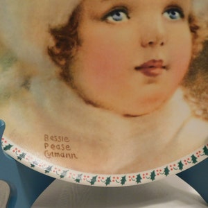Bessie Pease Gutmann "the Snow Bird" Collector's Plate # 876, Issued ...
