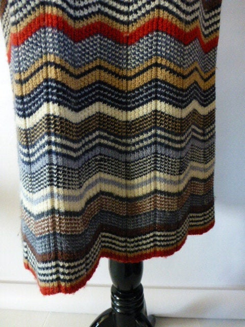 Vintage Missoni Orange Label 2 Piece Iconic Flame Stitch Knit | Etsy