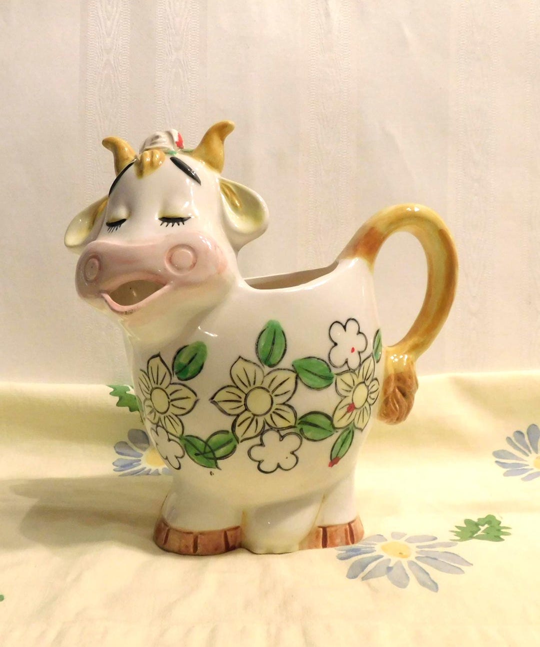 Novelty Cow Pitcher, Price Imports, Japan Sticker Intact, so Retro ! - Etsy