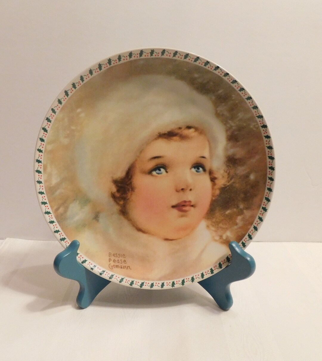 Bessie Pease Gutmann "the Snow Bird" Collector's Plate # 876, Issued ...
