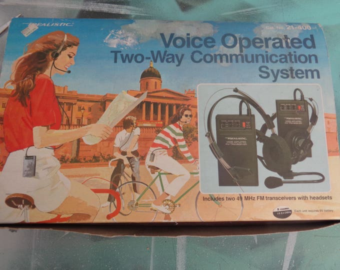 Two Way Communication System Vintage Transceivers and Headsets- Vintage ...