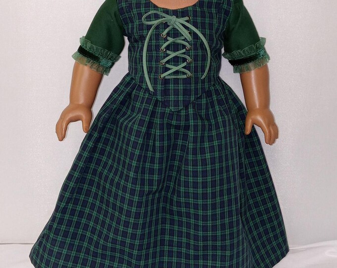 Irish Lass- 1600-1799- Colonial Doll Dress for 18" Dolls--1770s Style ...