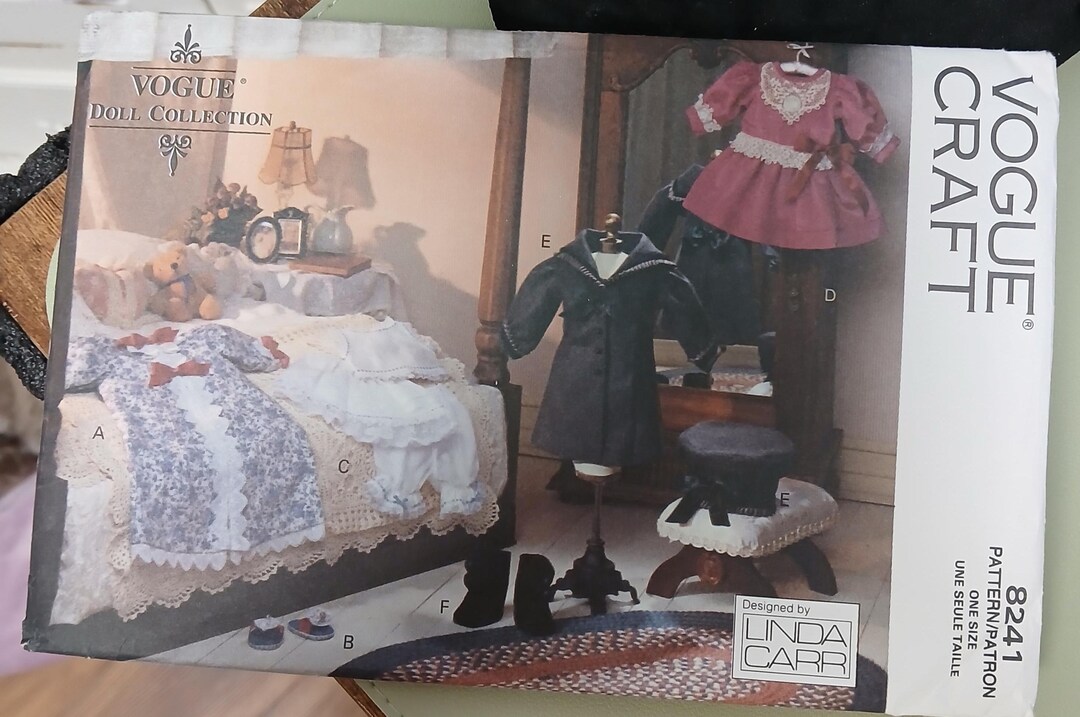 Vogue 8241 18 Inch Victorian Doll Clothes Pattern - Etsy