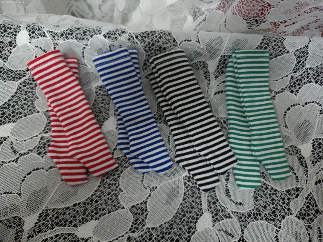 Striped Knee High Socks/slouch Socks- for Ruby Red Fashion Dolls. Pick ...