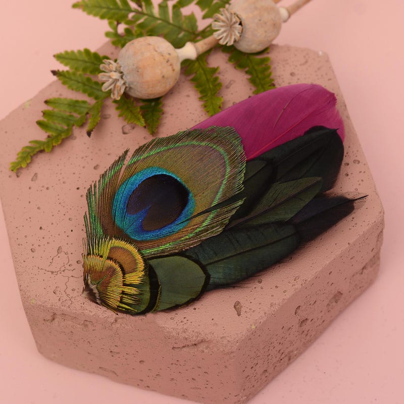 Plum Peacock - Etsy