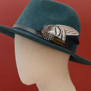 Monochrome Feather Lapel Pin Large No.1 | Feather Boutonniere ...