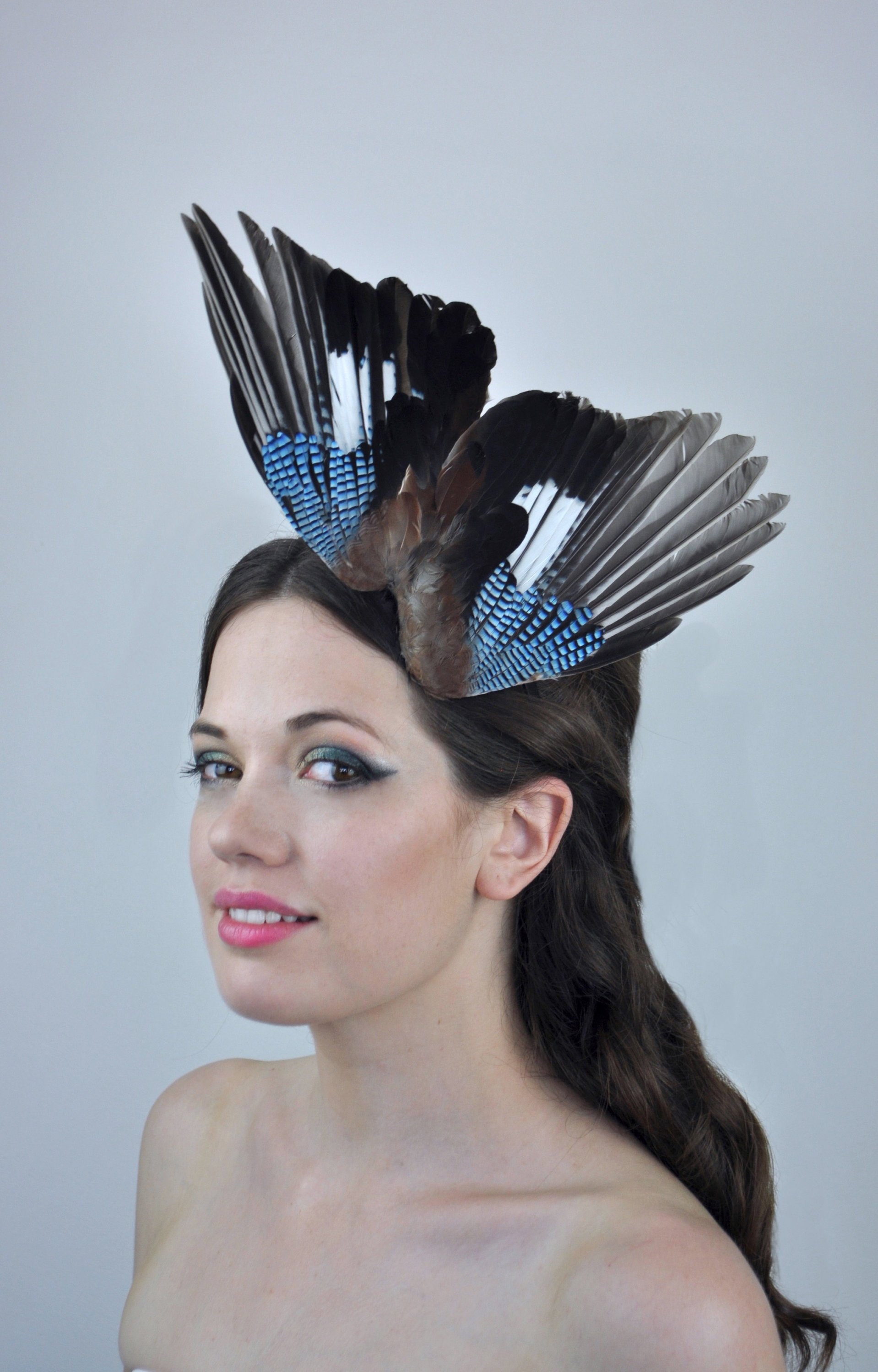 Diving Jay Wing Headpiece