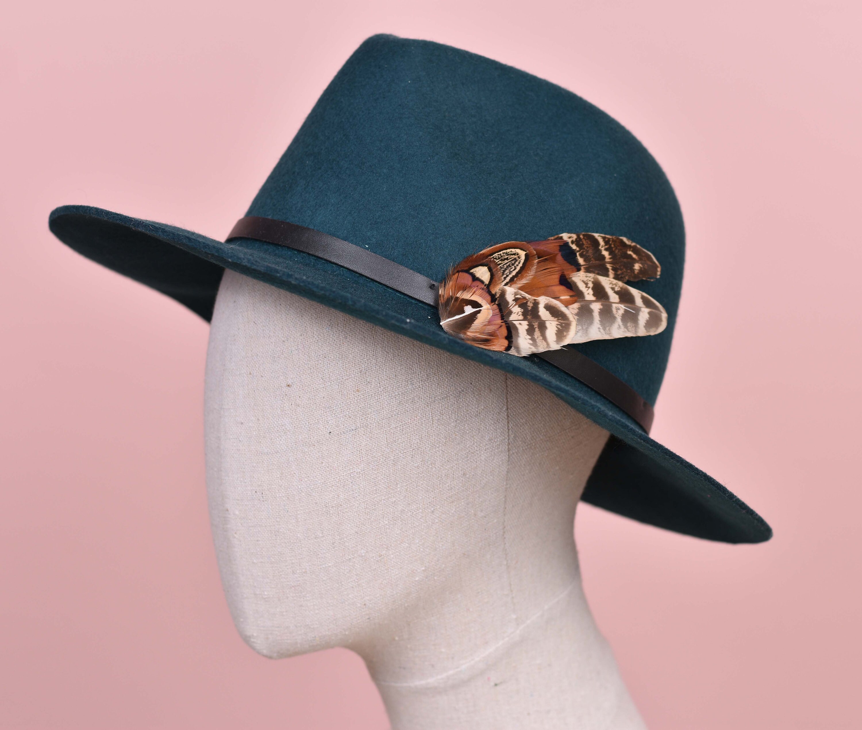 Copper Pheasant Feather Lapel Pin No.136 Pheasant Feather | Etsy