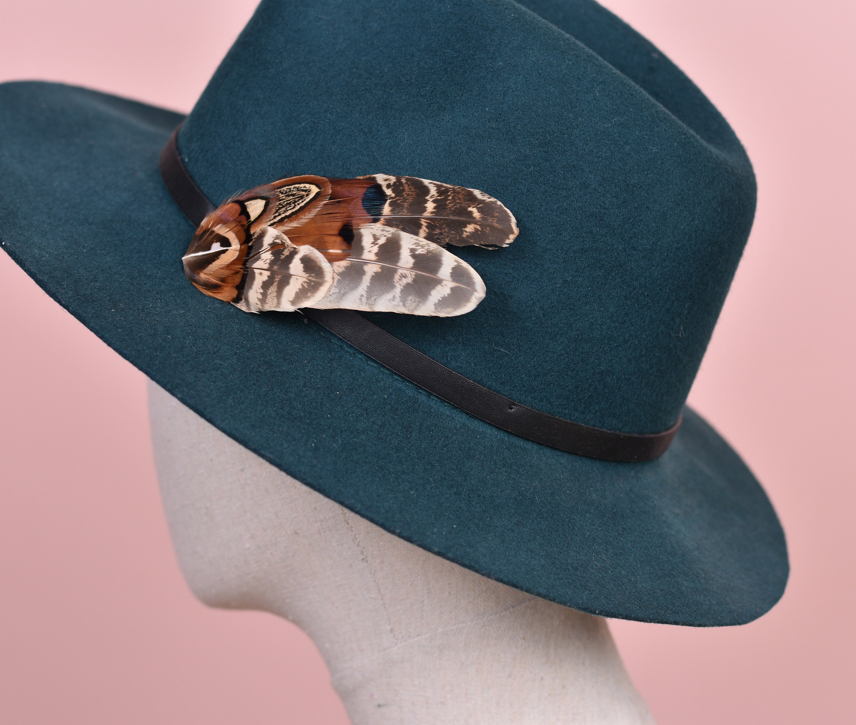 Copper Pheasant Feather Lapel Pin No.136 Pheasant Feather | Etsy