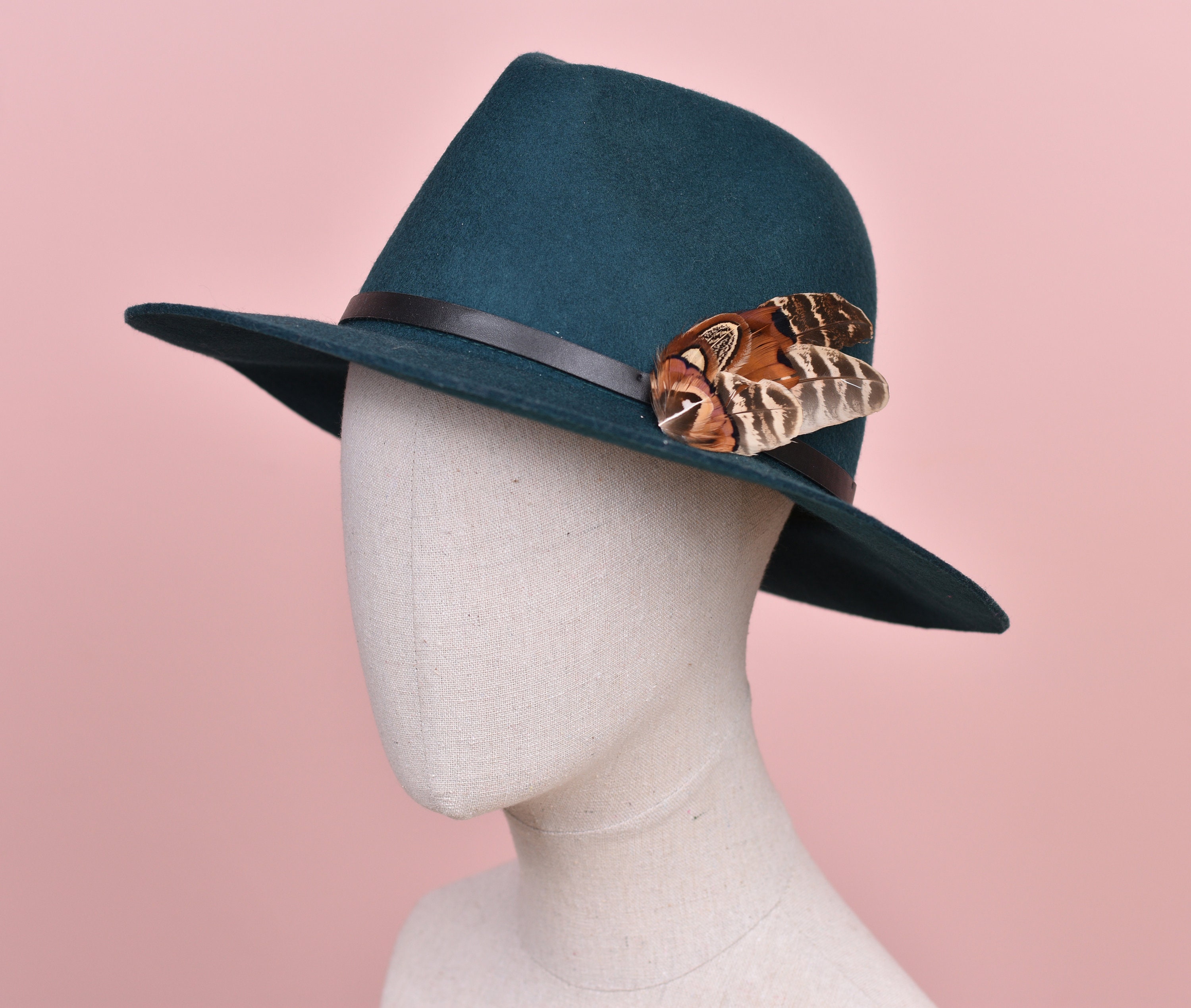 Copper Pheasant Feather Lapel Pin No.136 Pheasant Feather | Etsy