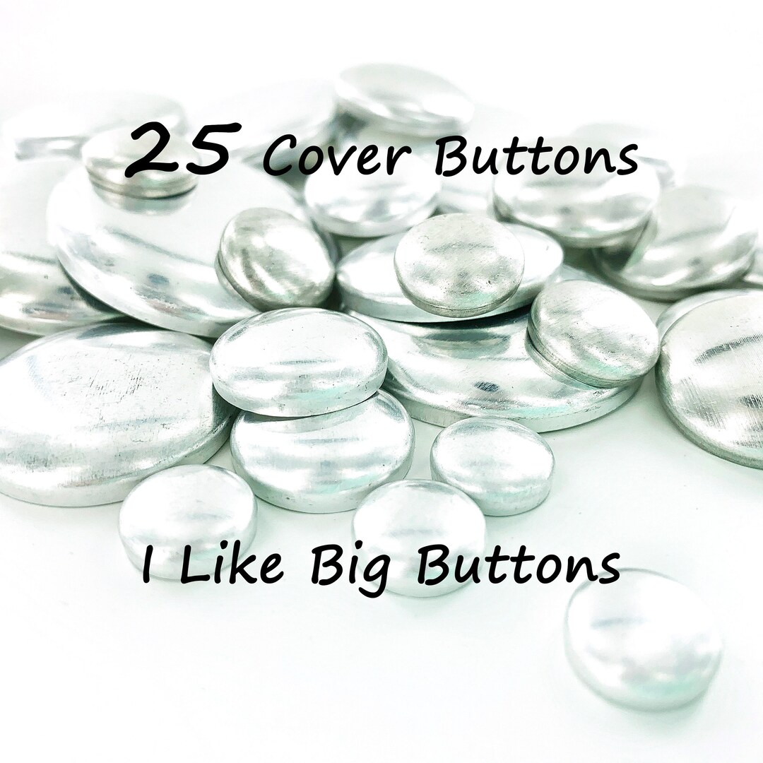 25 Sets Cover Button/self Covered Buttons CHOOSE Size, Back, Tool ...