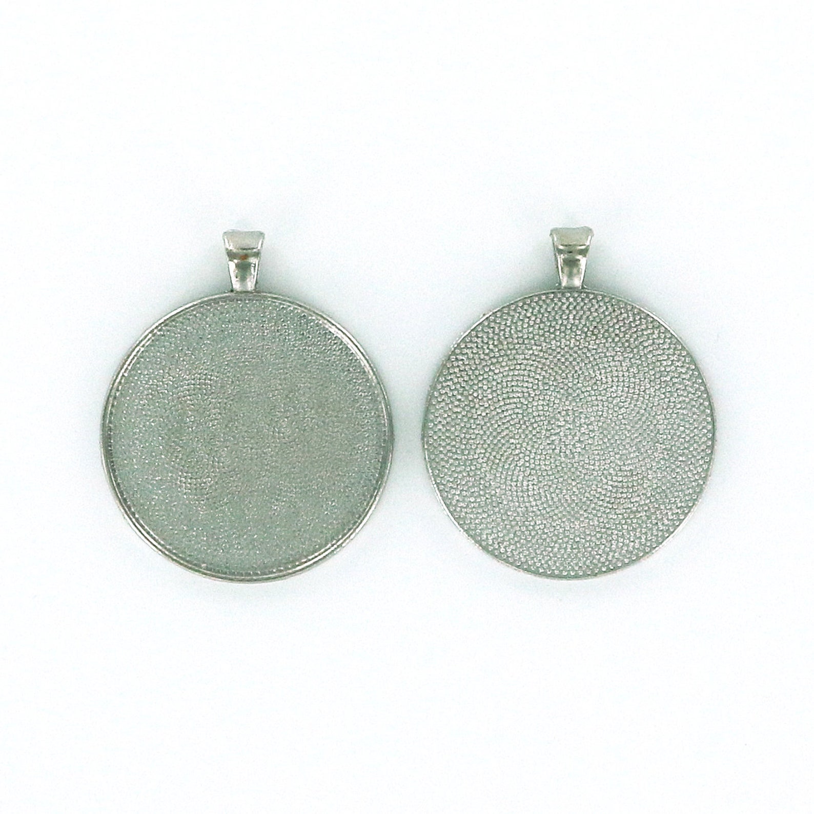 LARGE DIY Fabric Button Pendant Kit: Size 60 (1.5") Self-cover Buttons ...