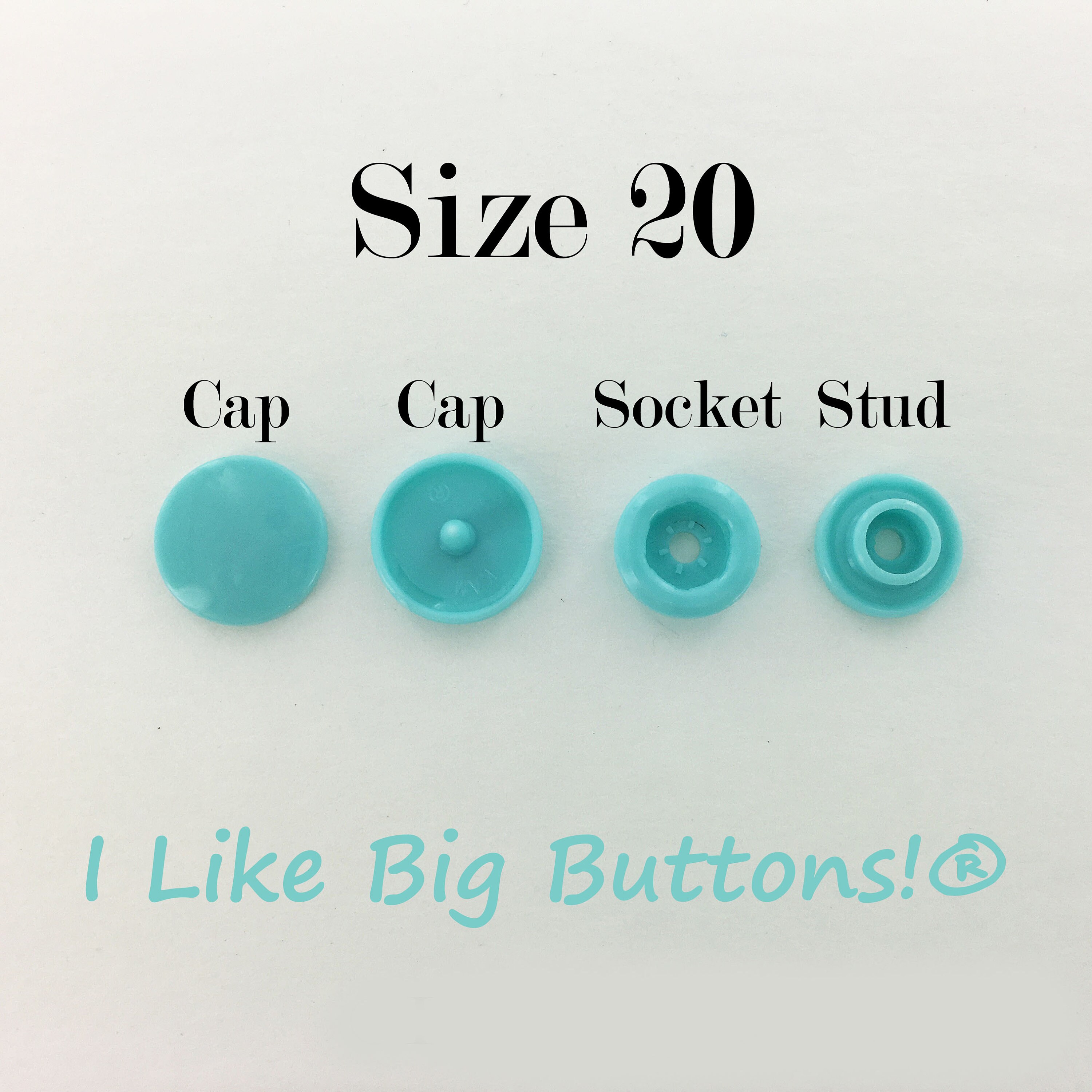 KAM Snaps B14 Spring Green KAM® Plastic Snaps for Cloth - Etsy