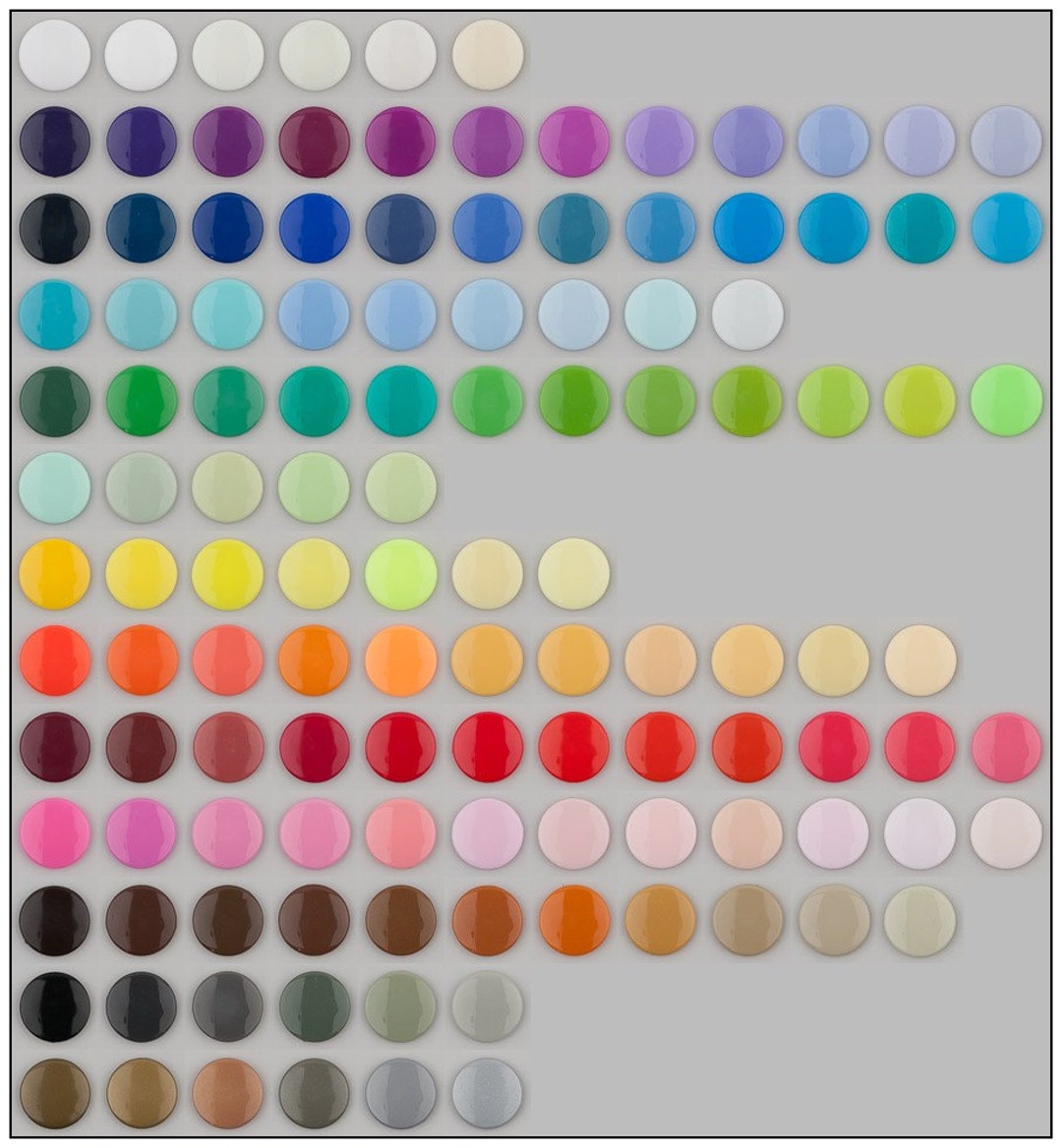 KAM Snaps 10 Sets Plastic Snaps/snaps/resin Snaps you Choose 1 Color ...