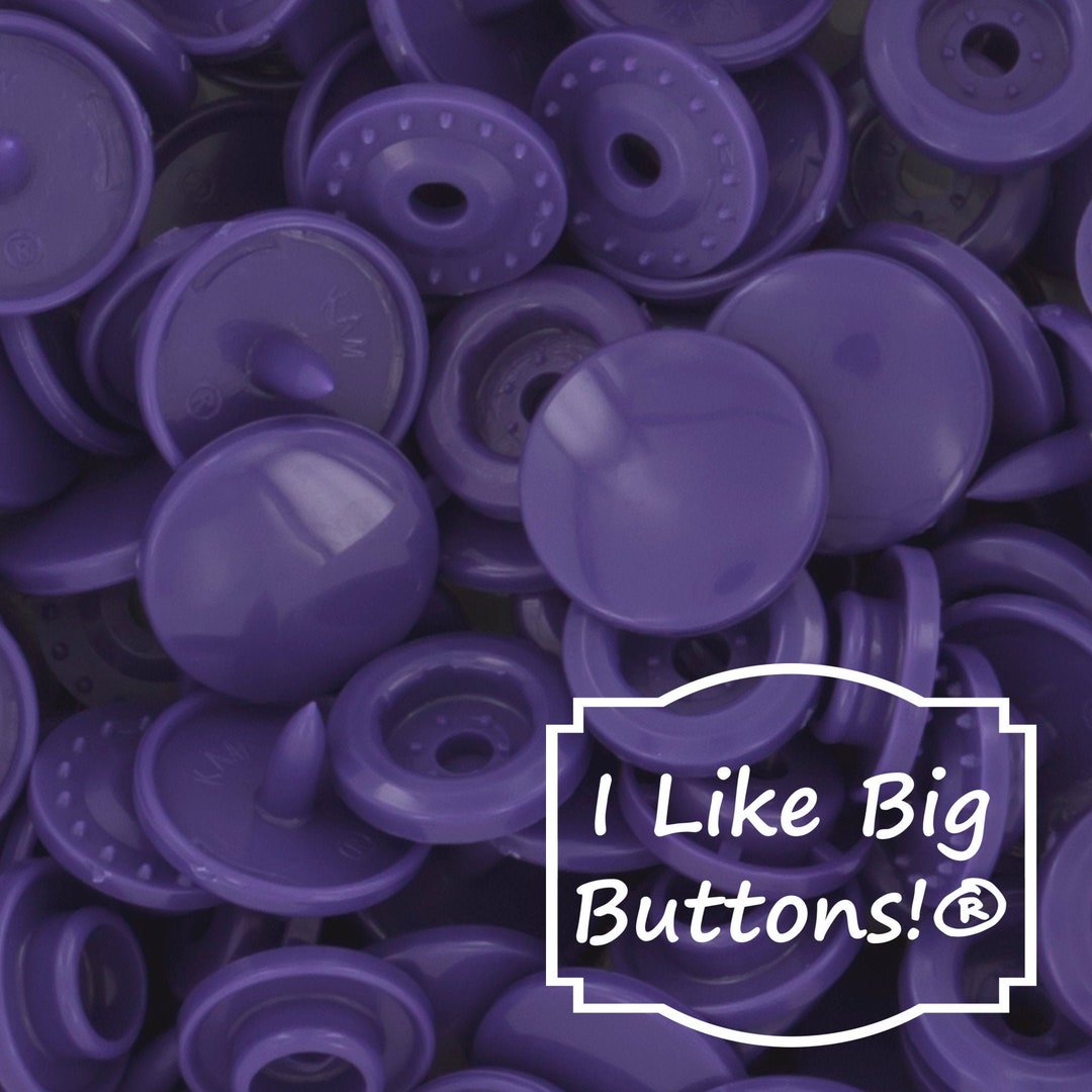 KAM Snaps B35 Purple KAM® Plastic Snaps/snaps No Sew Button/cloth ...