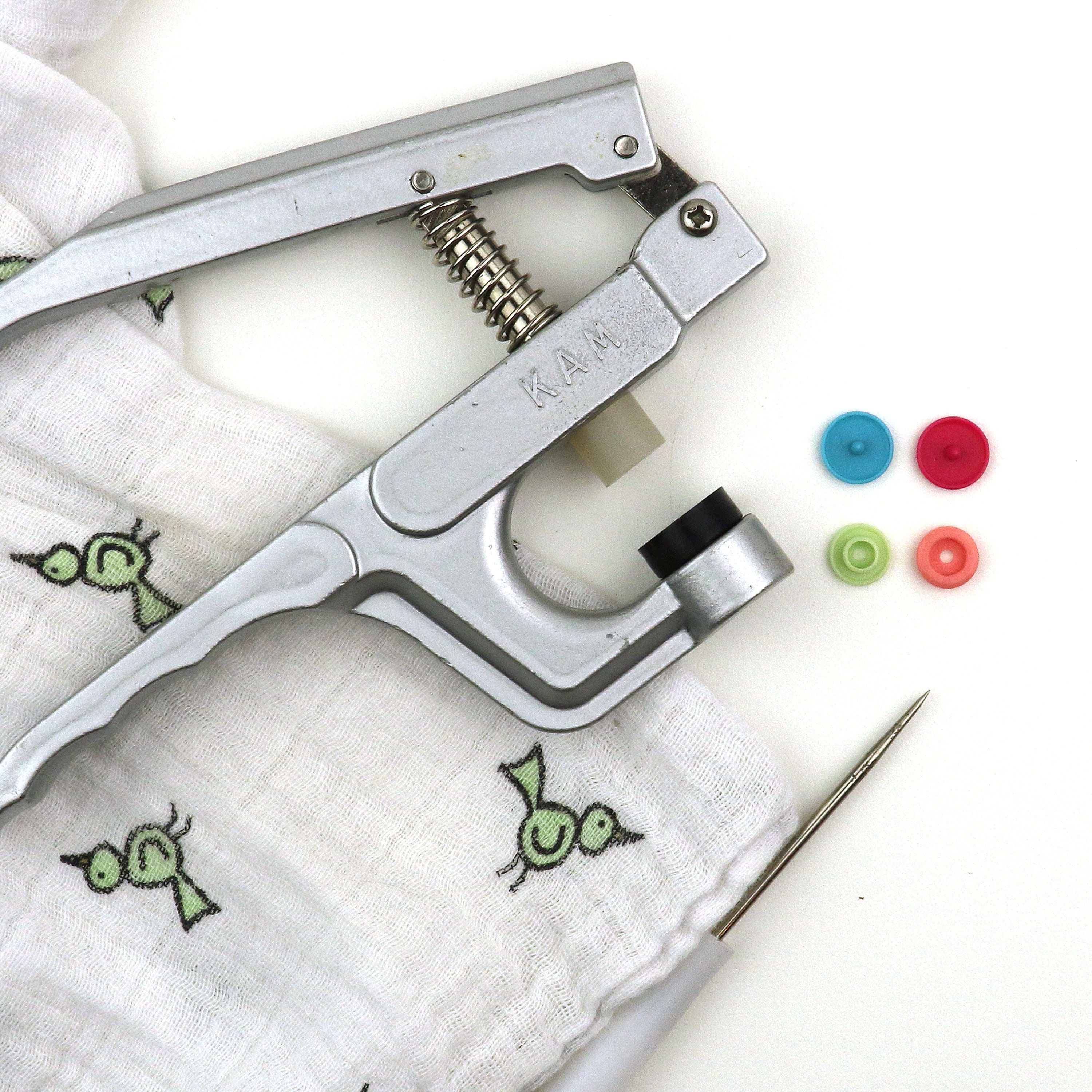 KAM Plastic Snap Pliers & Awl Set: Snap Fastener Tool (size 16/19/20/22 ...