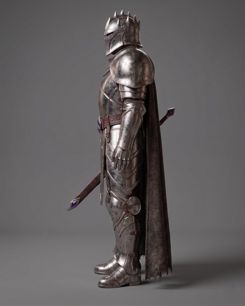 Handmade Full Body Knight Armor Set - Custom Steel Medieval Suit of ...