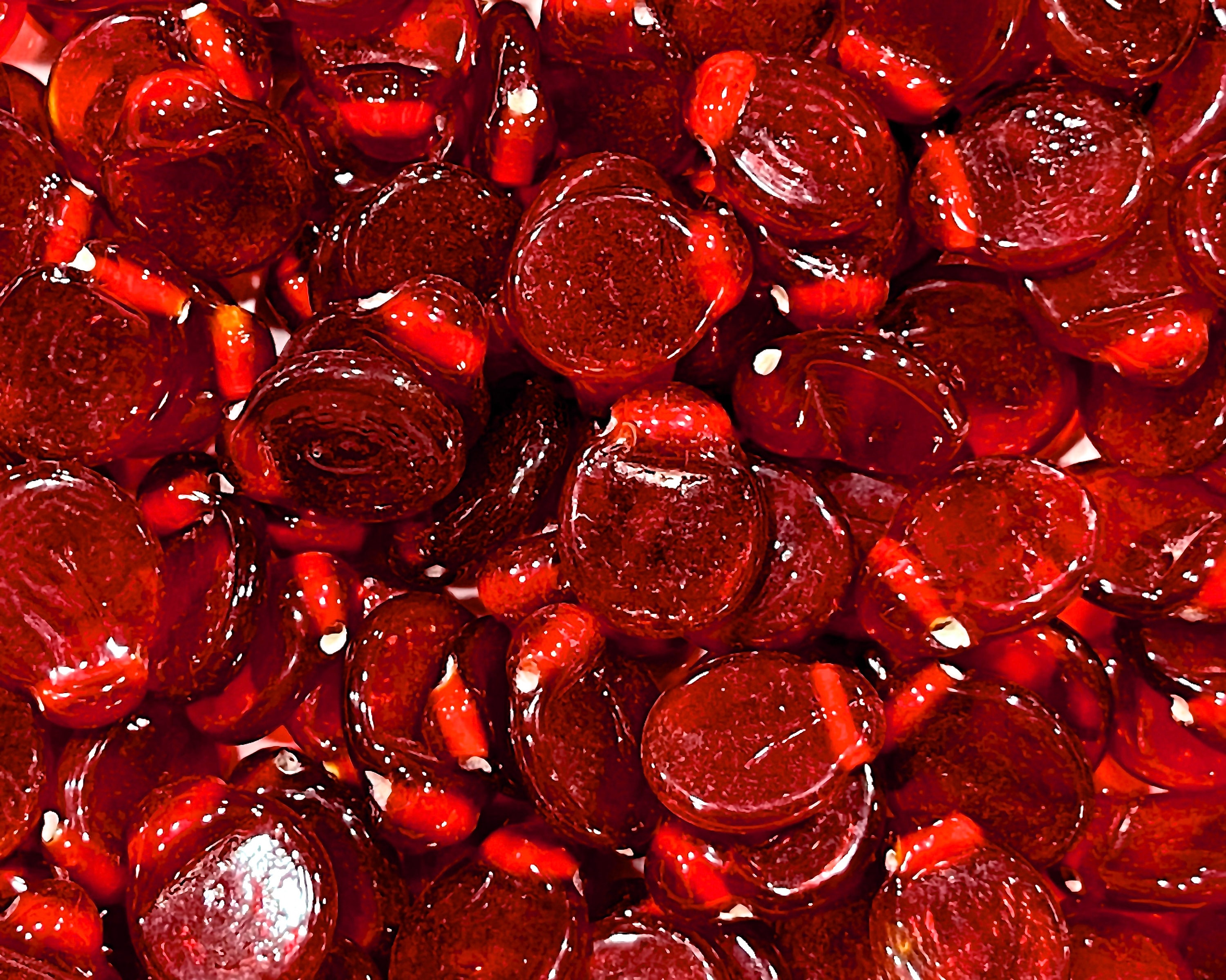 SUPPLY: 30pcs Handcrafted Flat Red Glass Drops Glass Drop | Etsy