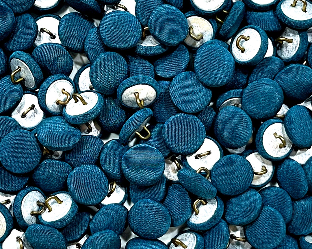 VINTAGE: 25pcs - Small Fabric Buttons - Cloth Buttons - Crafts - Etsy
