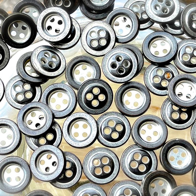 Silver Buttons - Etsy