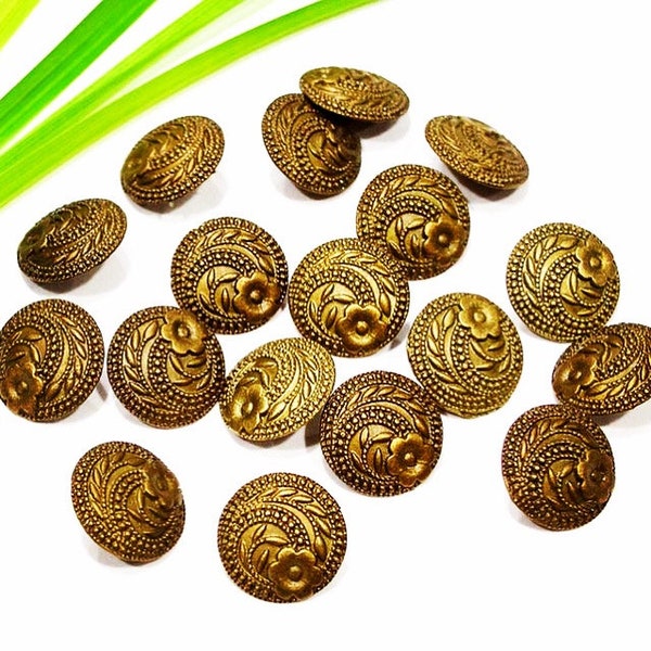 Solid Brass Buttons - Etsy