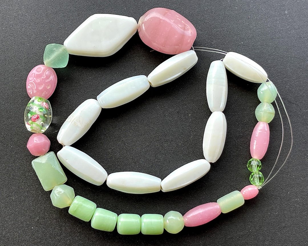 Furnace Crafted Glass Bead Strand: Artisan Jewelry Supply - Etsy