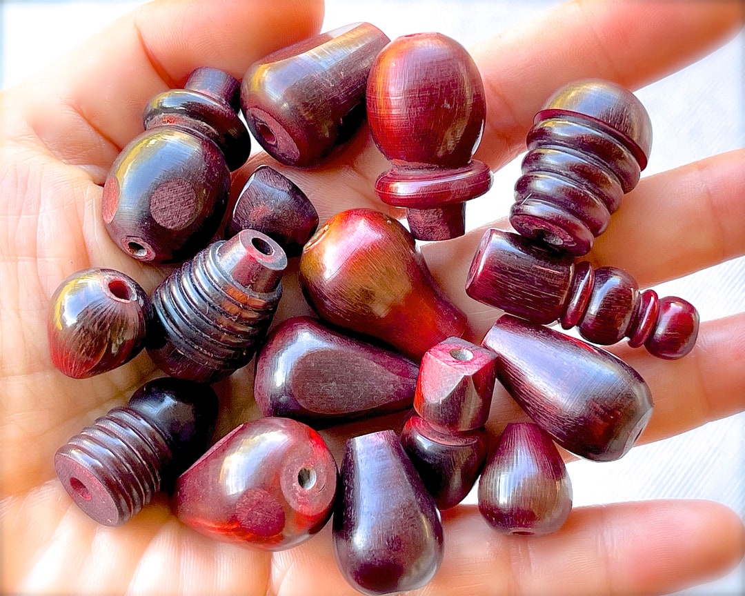 SUPPLY: 16pcs - Large Ethnic Tribal Rustic Horn Centerpiece Beads ...