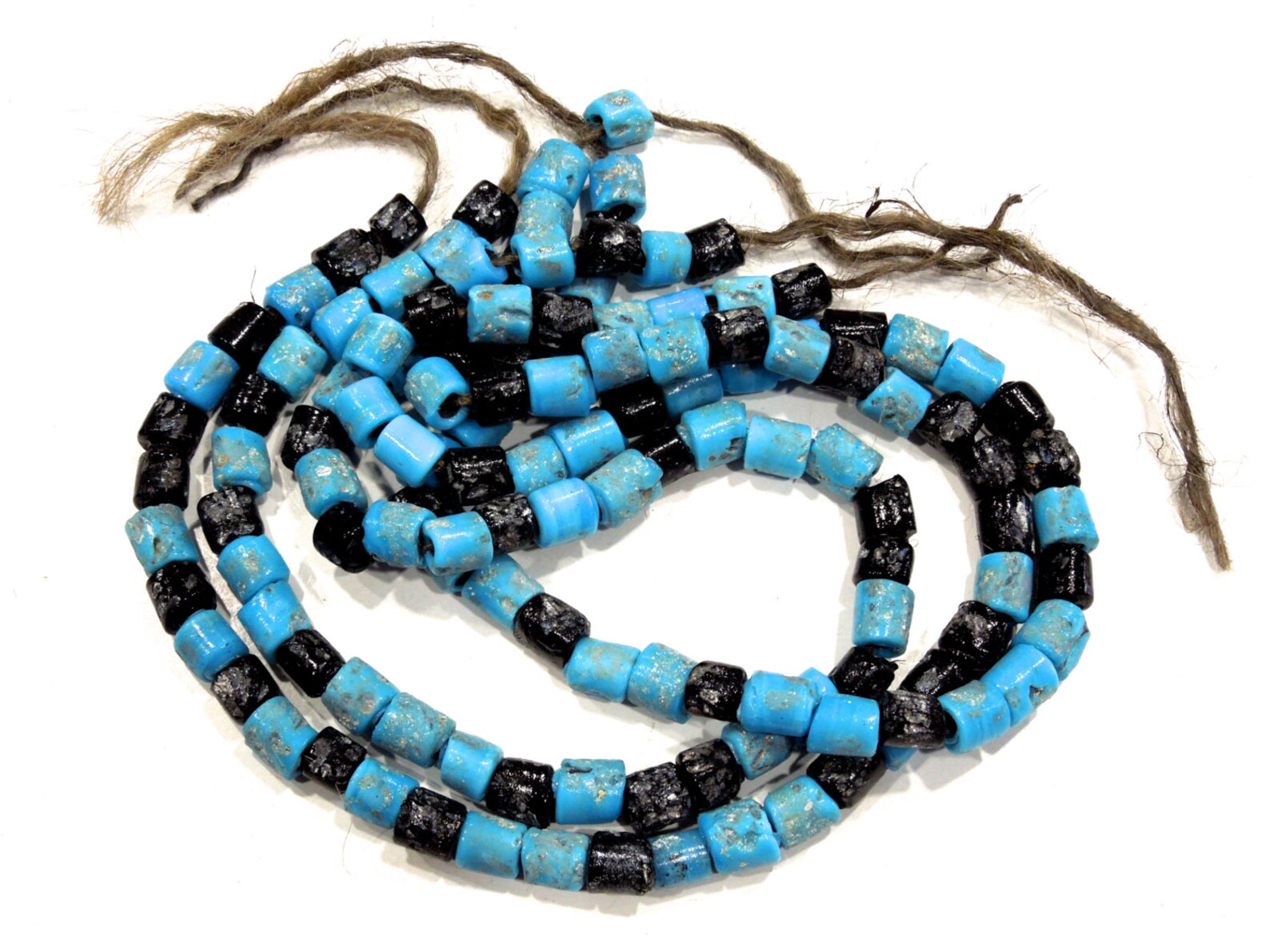 VINTAGE: Old Glass Trade Bead Strand Primitive Beads Large - Etsy