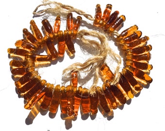 Large Amber Beads - Etsy