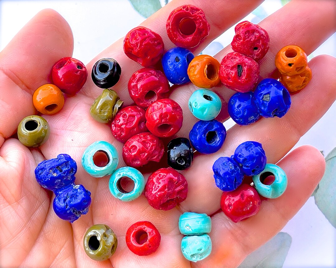 VINTAGE: 29pcs - Rare Old Glass Beads Ethnic Tribal Beads Jewelry ...