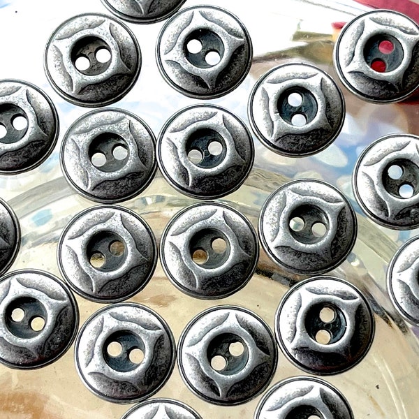 Pewter Buttons - Etsy