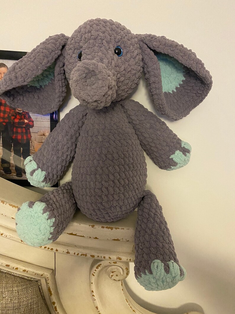 Crochet Stuffed Elephant Pattern - Etsy