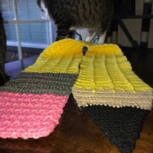 Pencil Scarf Pattern - Etsy