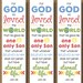 John 3:16 Printable Bookmark Outreach Scripture Bible Verse - Etsy