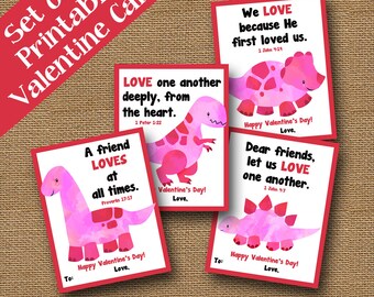 John 3:16 Printable Valentine's Day Card DIY PRINTABLE | Etsy