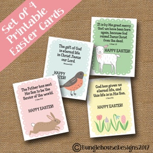 Christian Easter Cards With Scriptures | Religious, Bible Verse Easter ...