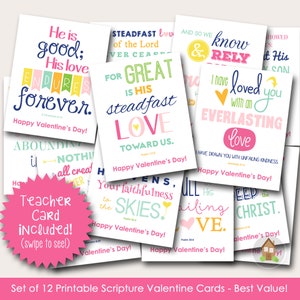 Printable Bible Verse Notes for Kids Scripture Cards for Kids Lunchbox ...