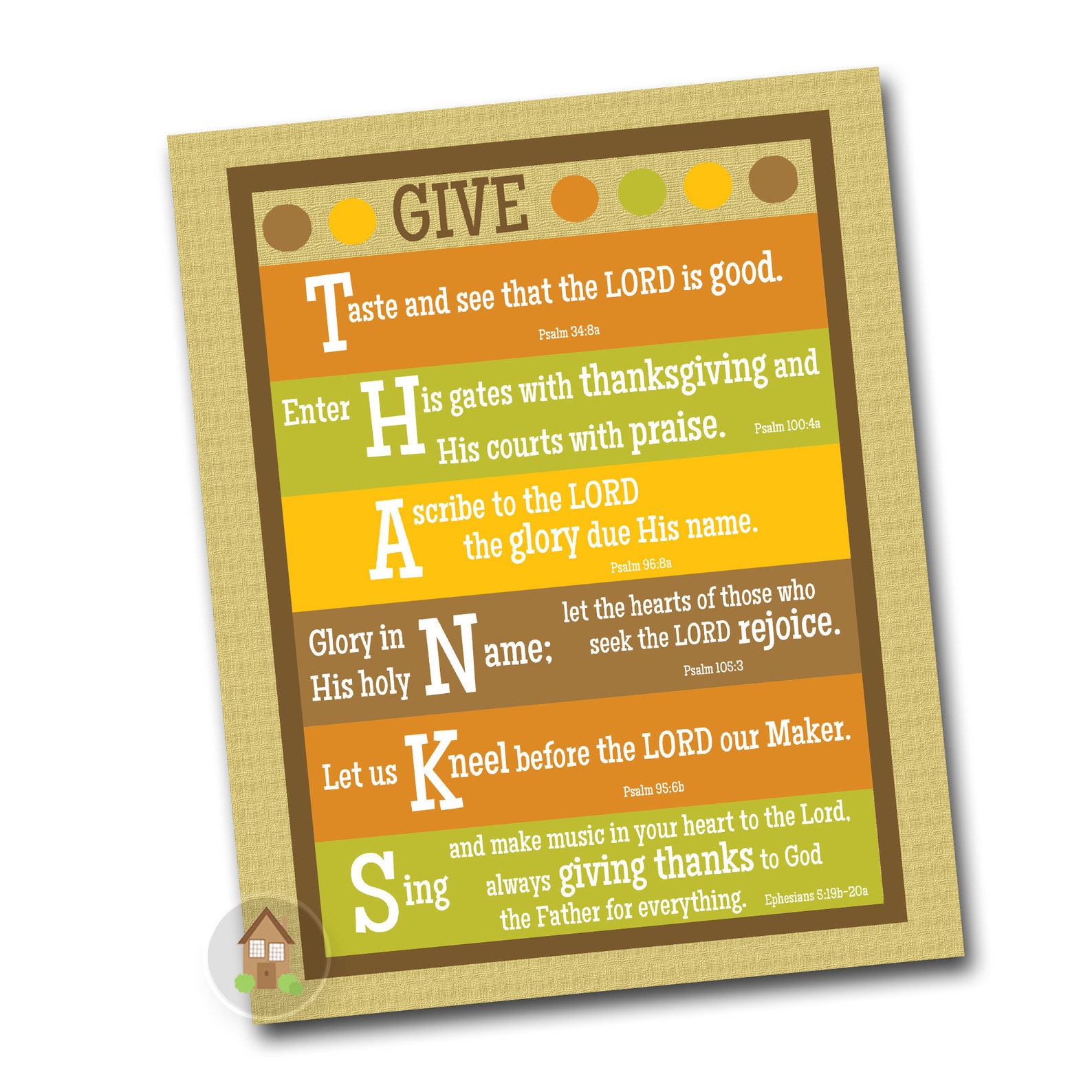 Give Thanks Printable Thanksgiving Wall Art DIY PRINTABLE - Etsy