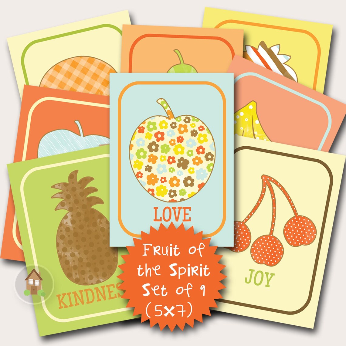 Christian Printable Wall Art | Fruit of the Spirit Art for the Home ...