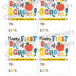Happy First Day of School | Teacher Welcome Card for Students ...