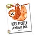 Cute Sloth Christian Wall Art for Kids Hold Tightly to What - Etsy